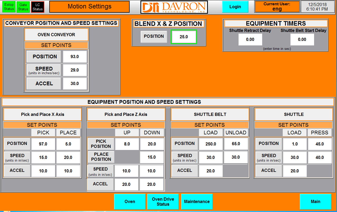 Electrical Capabilities, Industrial Oven Manufacturer | Davron